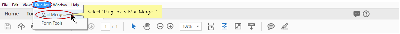 Mail Merge Securing Output PDF Files